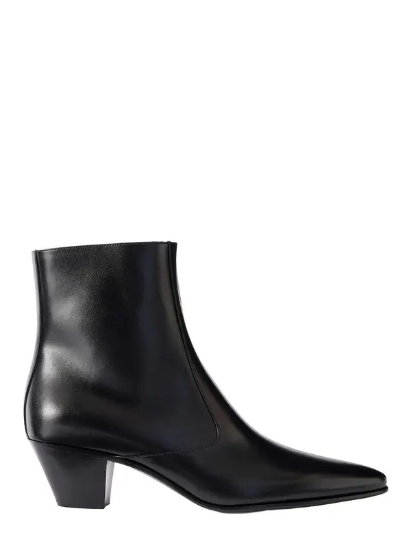 Celine 55 Leather Chelsea Boots - Black
