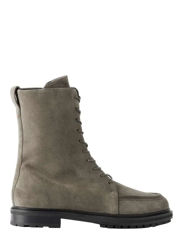 AeydĒ Tate Suede Ankle Boots - Gray