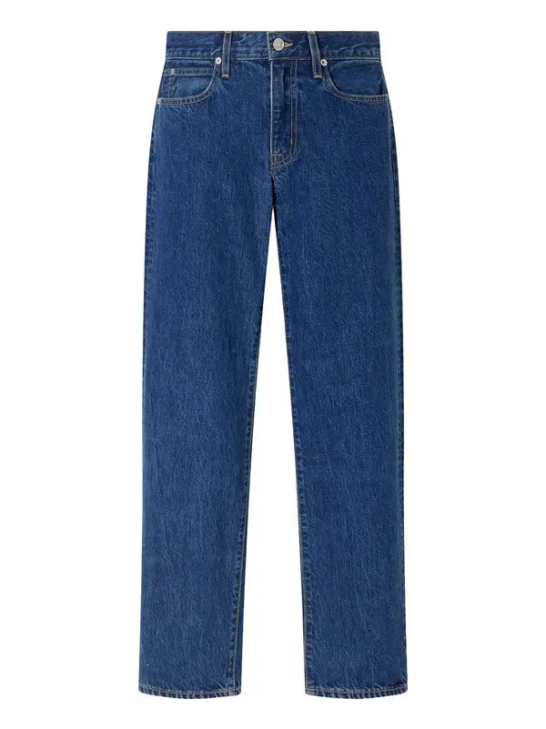 SLVRLAKE Chloe Low-rise Straight-leg Jeans - Blue