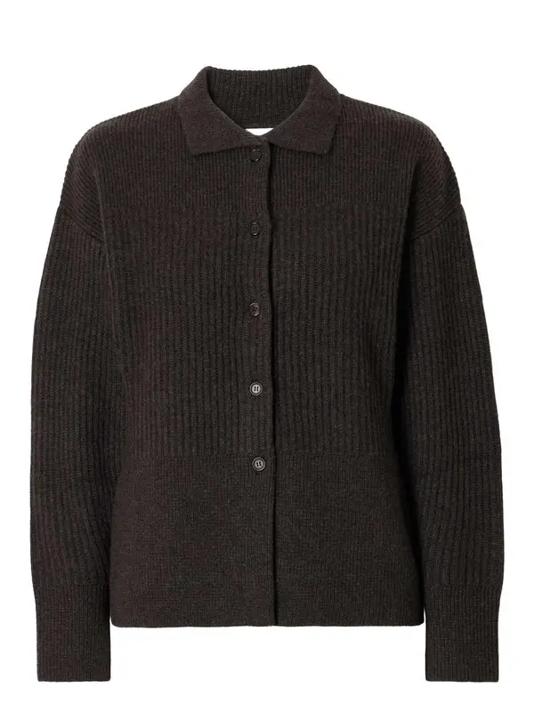 Le Kasha Kalaru Ribbed Cashmere Cardigan - Green