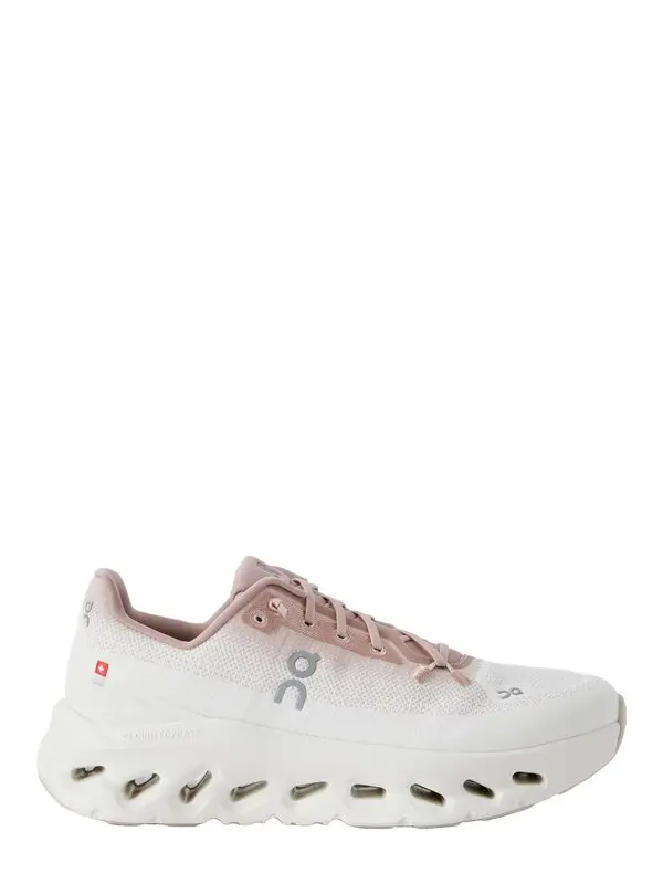 On Cloudtilt Stretch Recycled-knit Sneakers - Brown