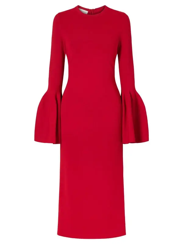 Stella McCartney Cady Midi Dress - Red