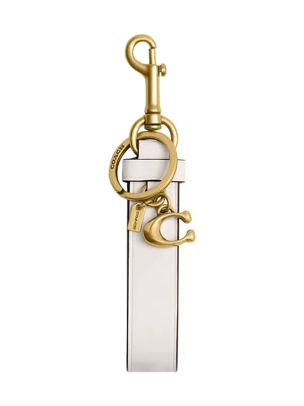 COACH OUTLET Loop Bag Charm - Brass/chalk