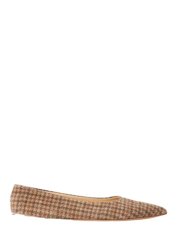 Gabriela Hearst Fleur Printed Suede Flats - Brown