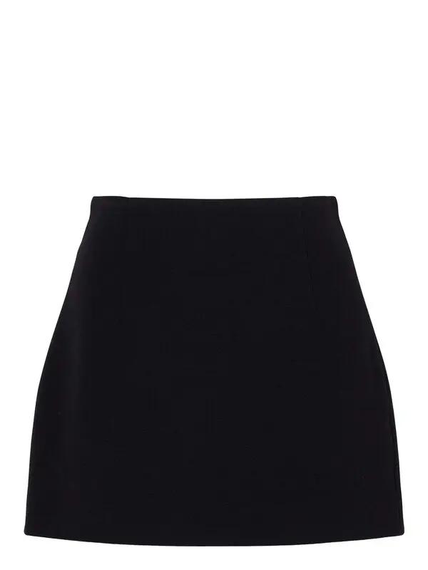 LIBEROWE Vera Wool Mini Skirt - Black