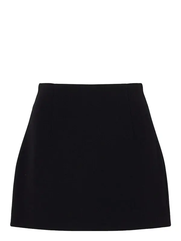 LIBEROWE Vera Wool Mini Skirt - Black