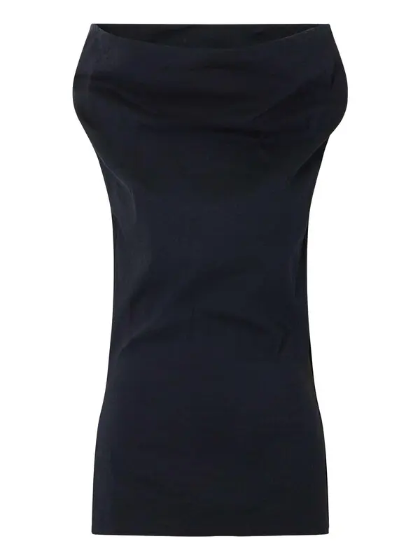 Issey Miyake Allow Stretch Washi-blend Top - Navy