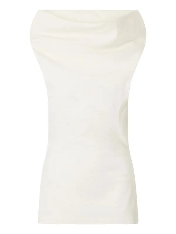 Issey Miyake Stretch Washi-blend Top - Neutrals