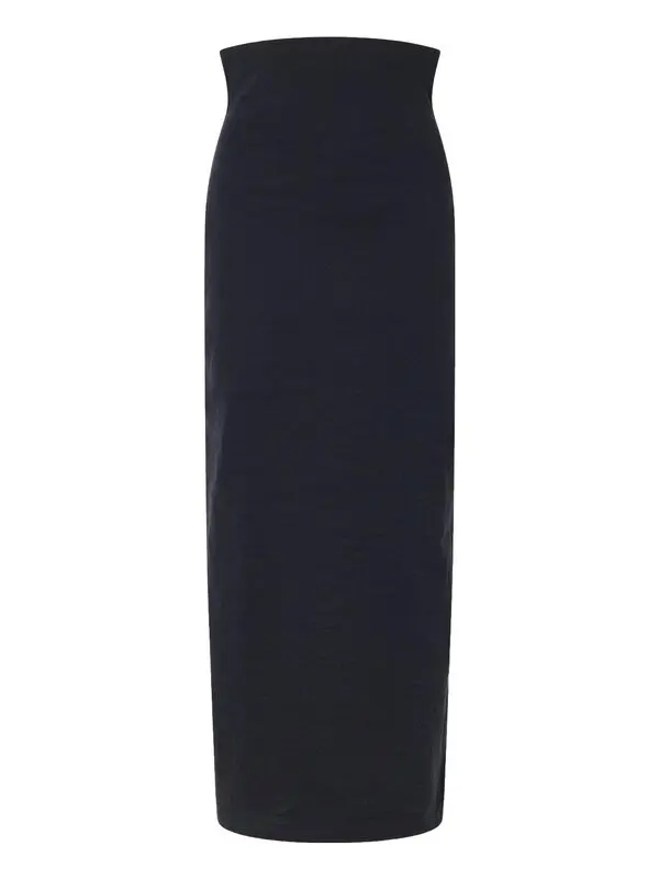 Issey Miyake Washi-blend Maxi Skirt - Blue