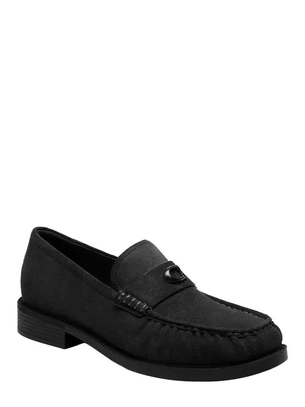 COACH Soft Loafer Shoes - Black