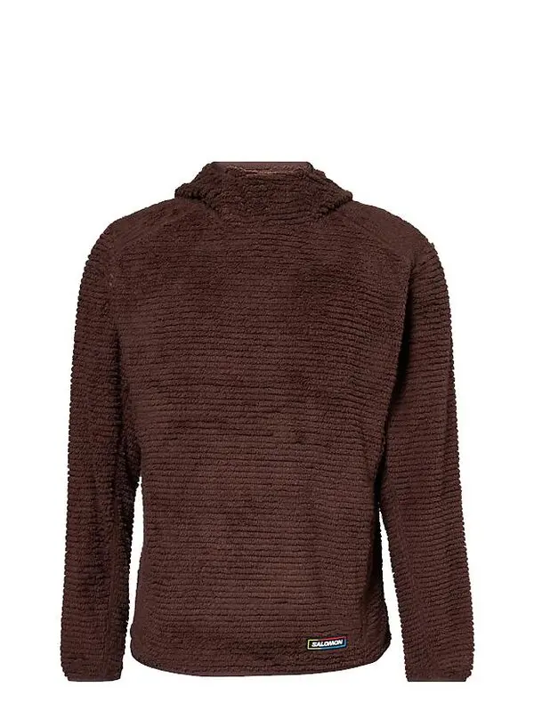 SALOMON Thernova Hooded Fleece Jumper - Coffee Bean