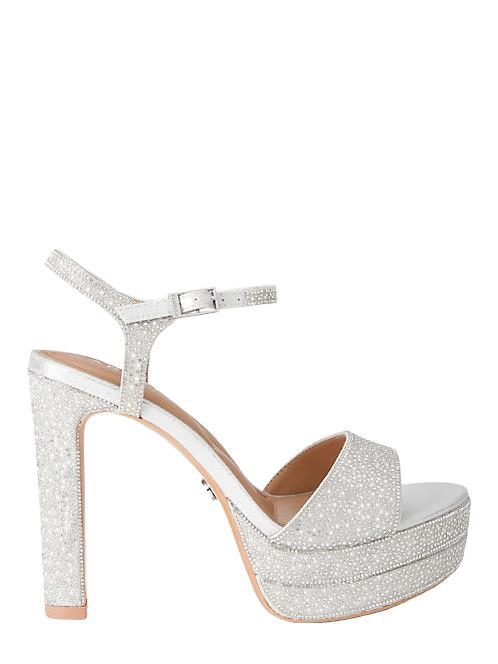 Carvela Isadora Platform-heel Woven Sandals - White