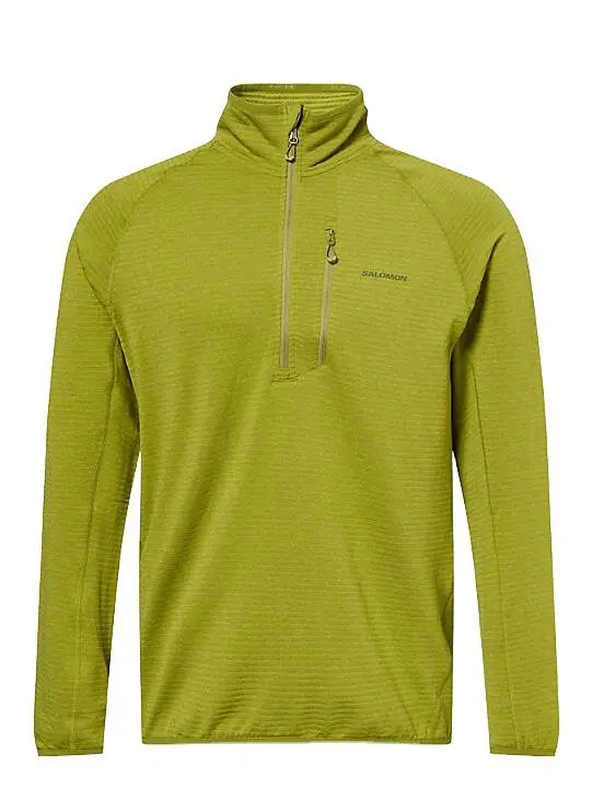 SALOMON Essential Half-zip Woven Top - Cardamon Seed