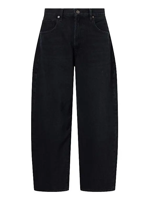 Good American Vintage Barrel-leg Ankle Denim Jeans - Flat Tyre