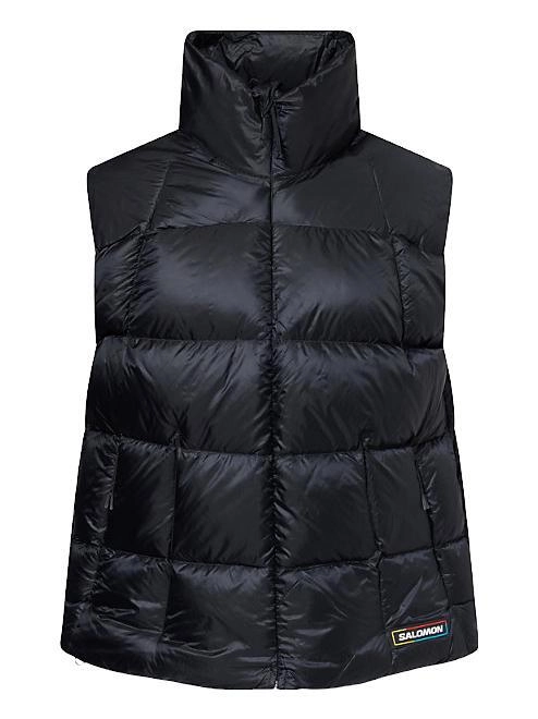 SALOMON Outpulse Funnel-neck Down Gilet Xxl - Deep Black