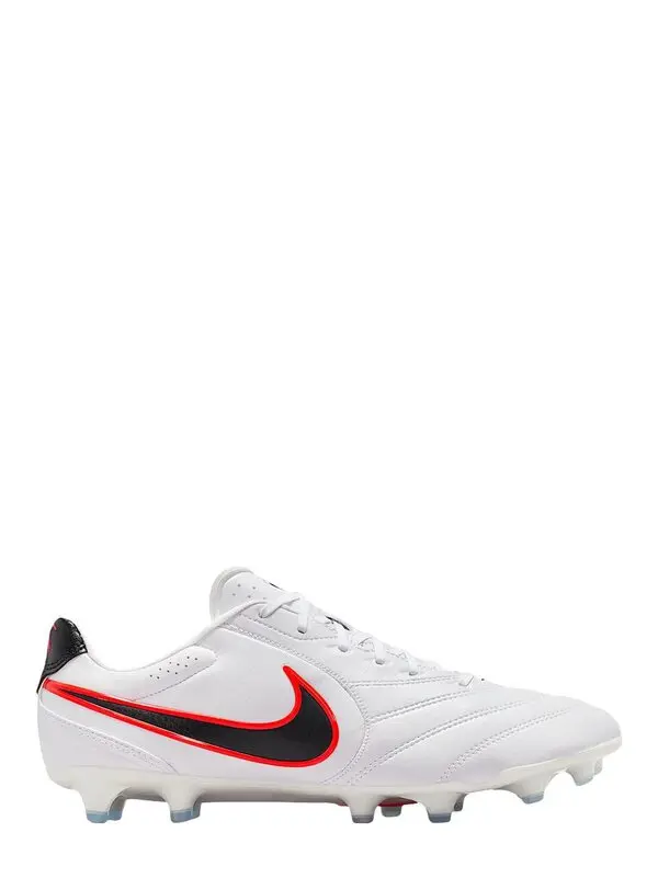 Nike Tiempo Ligera Pro Fg Low Bright Crimson Black - White