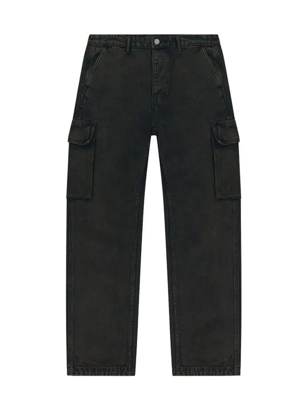 PURPLE BRAND Canvas Cargo 'vintage - Black