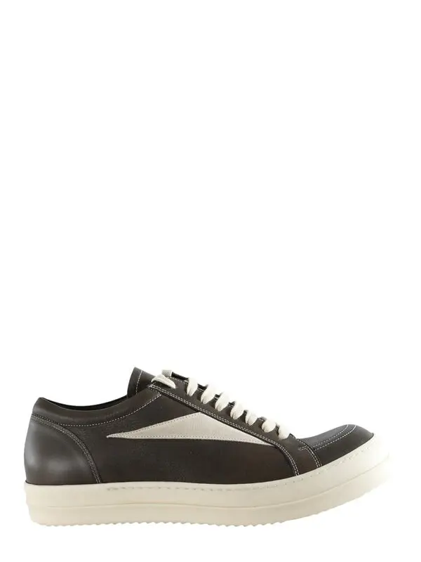 Rick Owens Vintage Sneaker 'washed Milk - Black