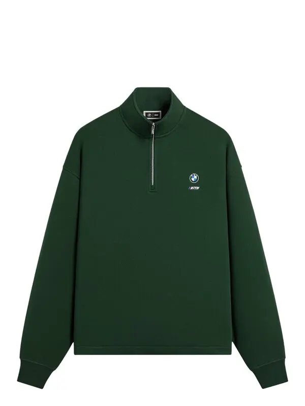 Kith For Bmw Nelson Quarter Zip 'vitality - Green