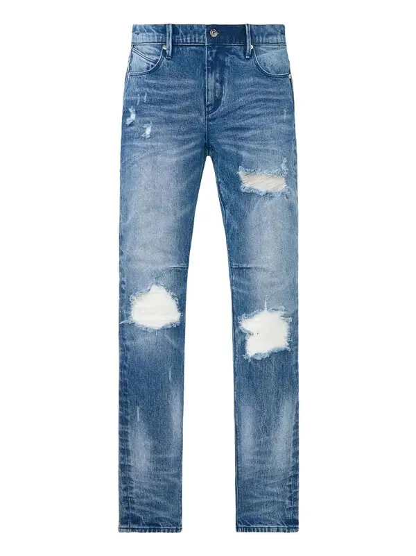 RtA Clayton Distressed Jeans 'medium Washed - Blue