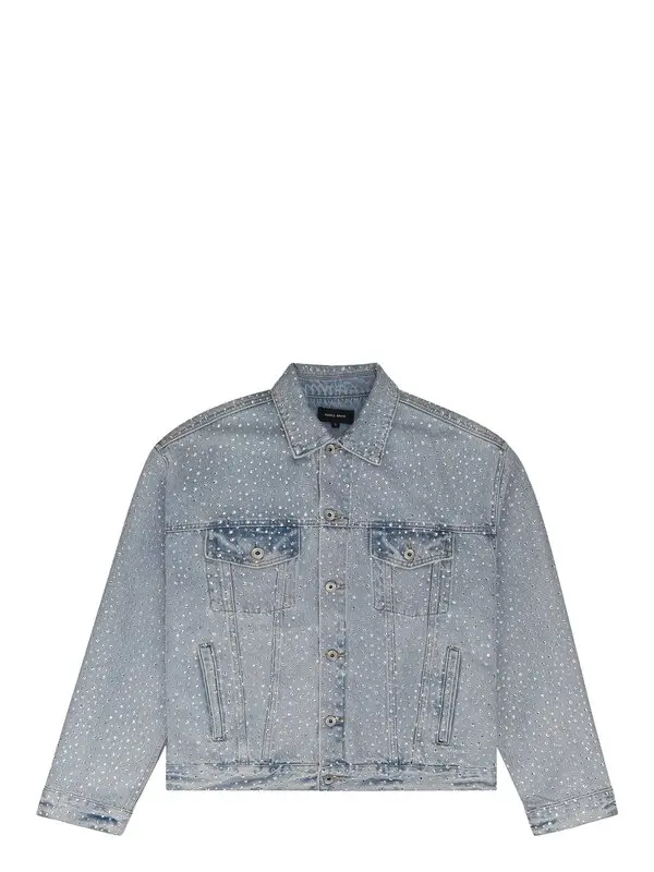 PURPLE BRAND Crystal Galore Jacket - Blue