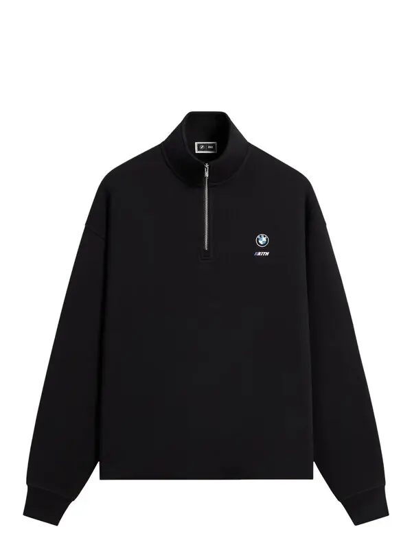 Kith For Bmw Nelson Quarter Zip - Black