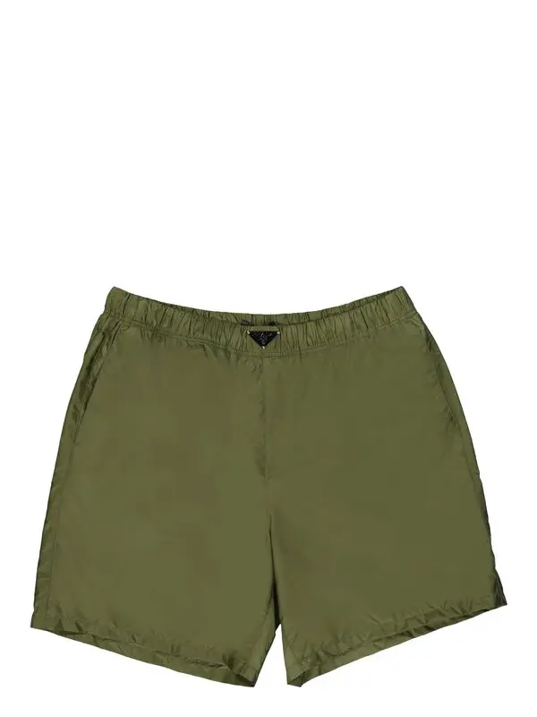 Prada Re-nylon Swim Shorts 'military - Green