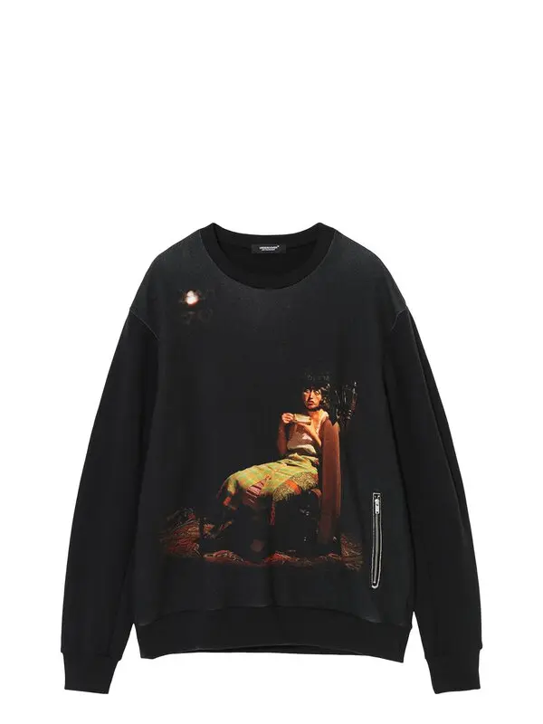 Undercover Cindy Sherman Distressed Sweatshirt 'charcoal - Grey