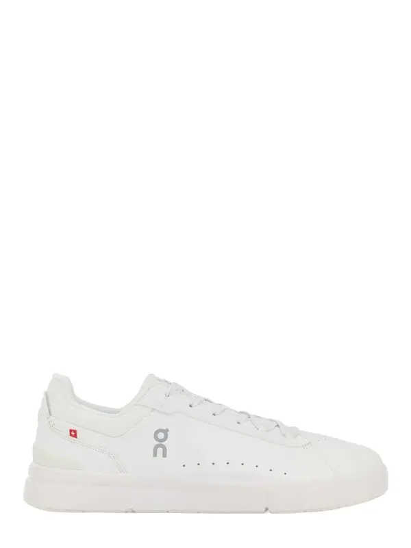 On The Roger Advantage Synthetic Leather Sneaker - White