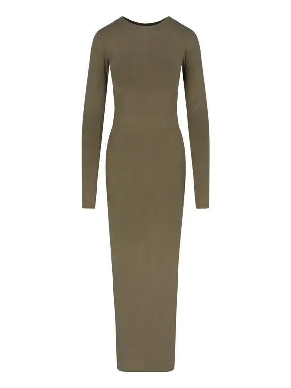 ENTIRE STUDIOS Military-inspired Cotton Spandex Dress - Green