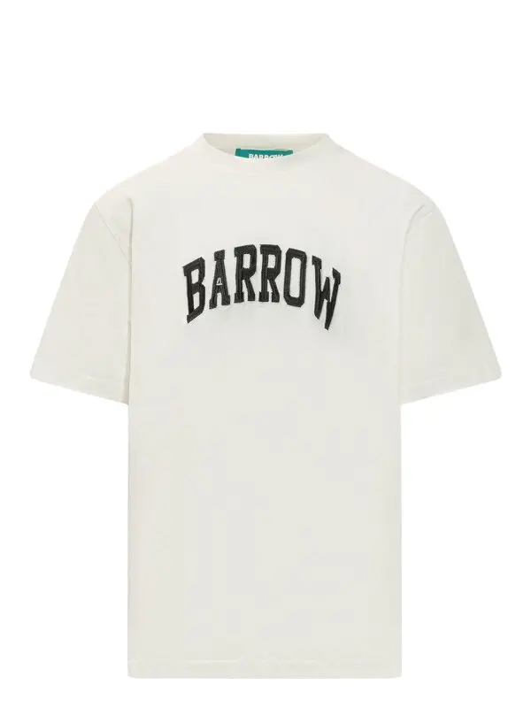 BARROW Logo Front T-shirt - Cocco