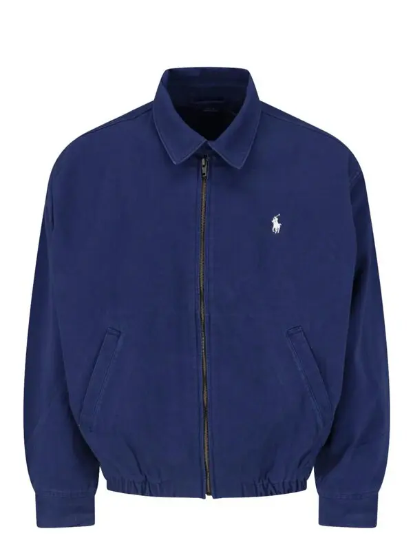 Polo Ralph Lauren Zip Front Bomber Jacket - Blue