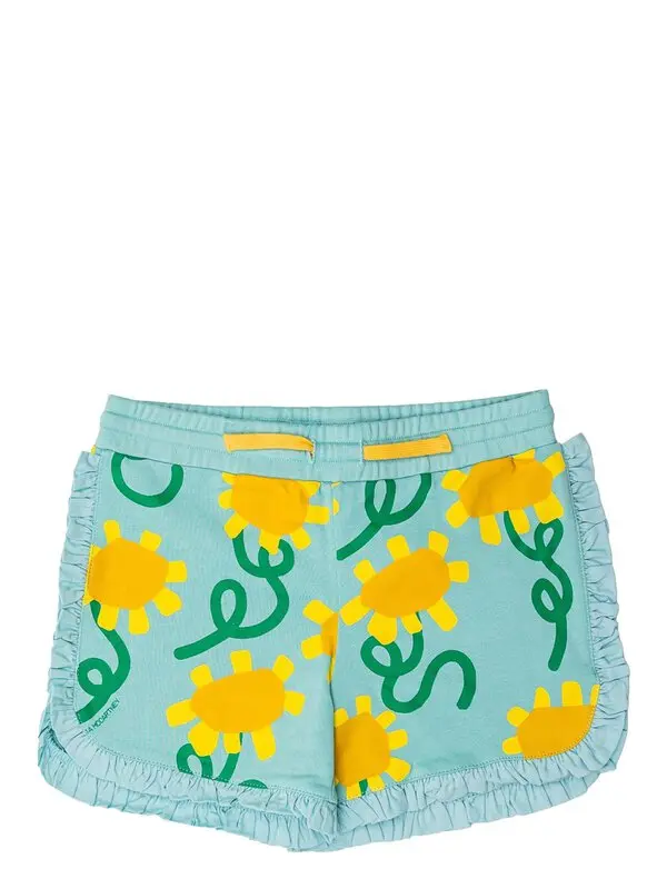 Stella McCartney Girasoli Print Mini Shorts - Celeste-multicolor