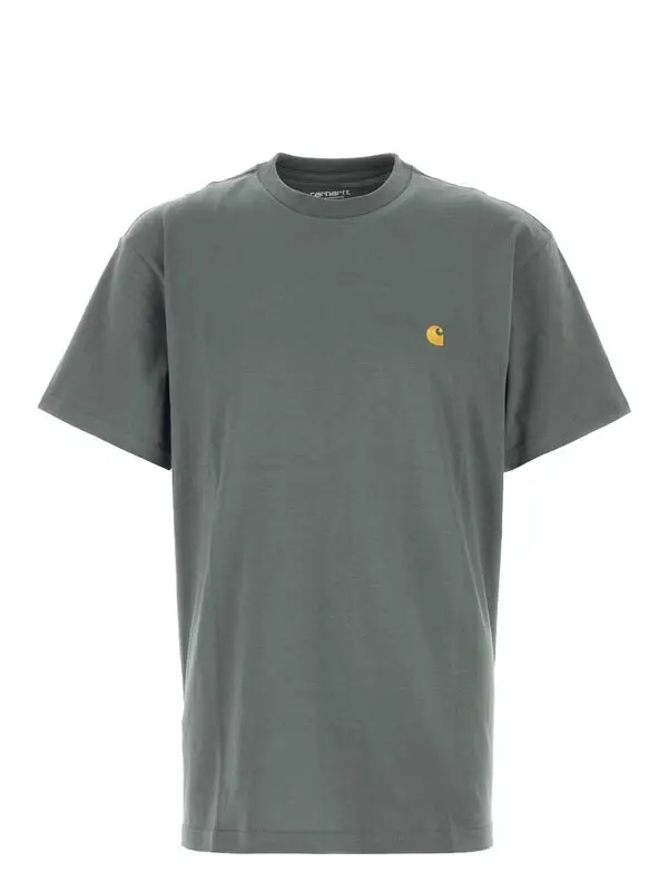 Carhartt Work In Progress Chase Short-sleeve Cotton T-shirt - Light Blue
