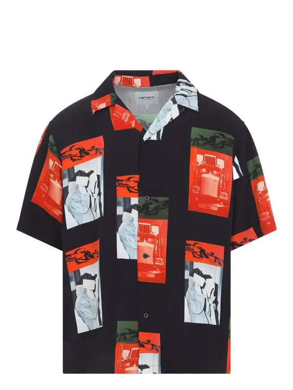 Carhartt Work In Progress Short Sleeve Sean Hamilton Shirt For - Multicolour