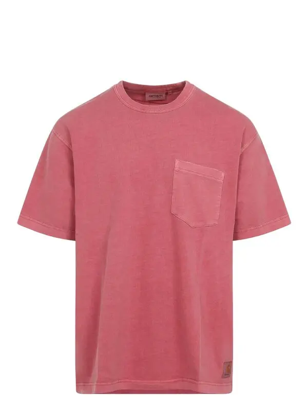 Carhartt Work In Progress Short Sleeve Pocket T-shirt - Red