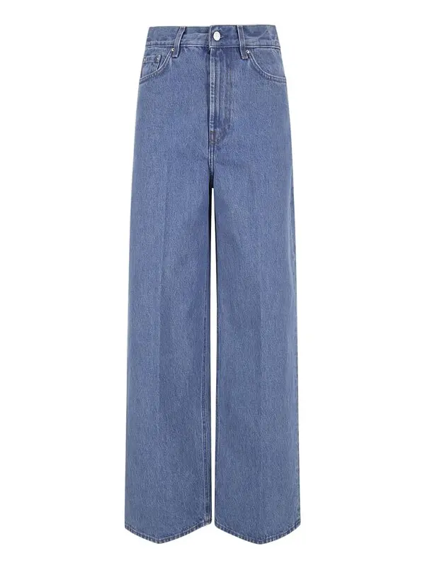 TOTEME Mini Relaxed Fit Wide-leg Trousers - 167