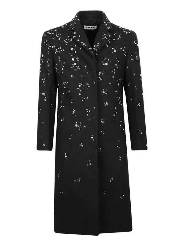 JIL SANDER Classic Wool-lined Tailored Jacket - Magnet