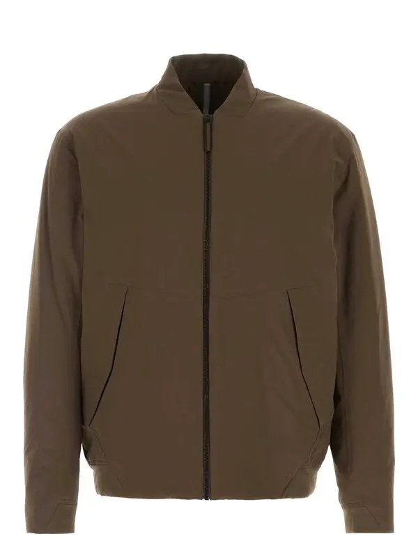 Veilance Stretch Nylon Diode Bomber Jacket - Brown