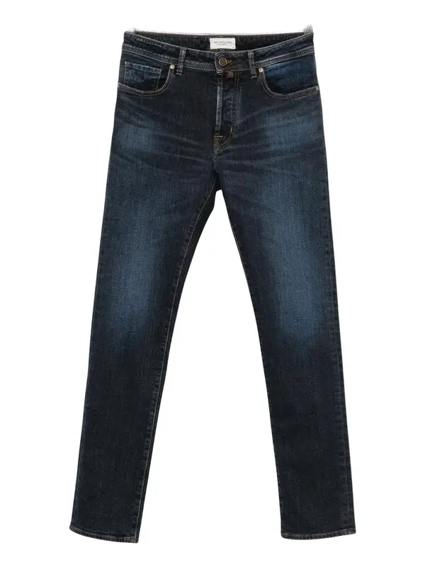 Jacob Cohen Stretch Cotton Jeans - Navy