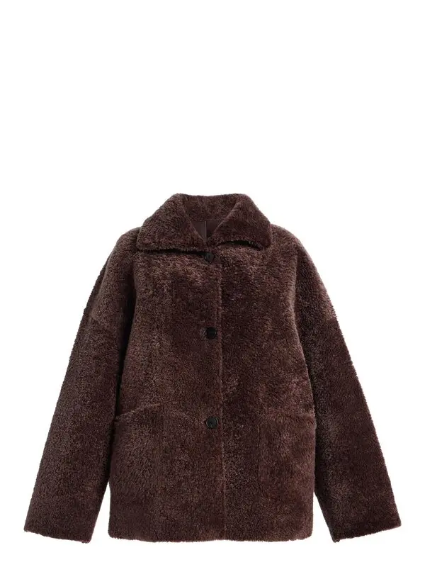 ARMA Isabella Merinillo Alba Shearling Jacket - Brown