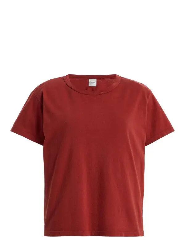LESET The Margo Cotton T-shirt - Red