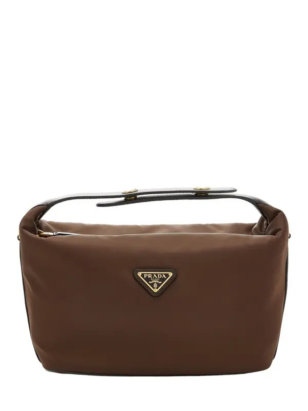 Prada Re-nylon Mini Bag - Brown