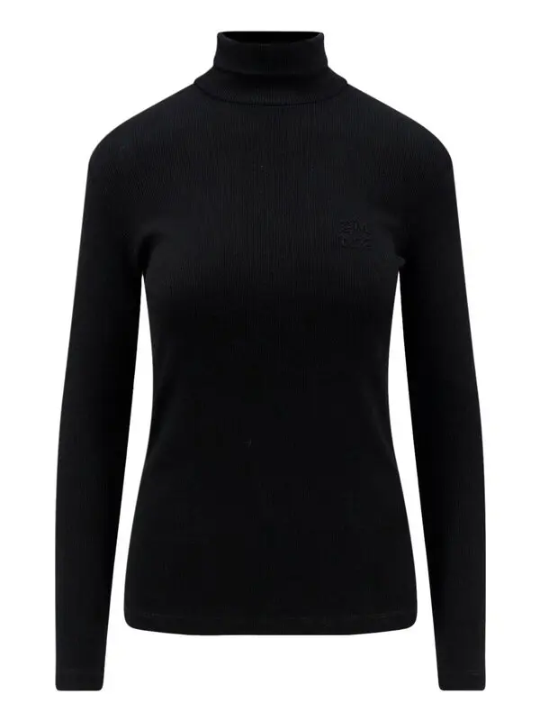 Max Mara Virgin Wool Turtleneck - Multicolor
