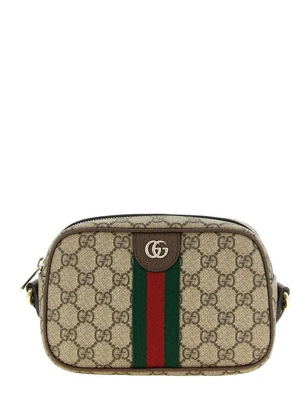 Gucci Ophidia' Small Crossbody Bag - Brown