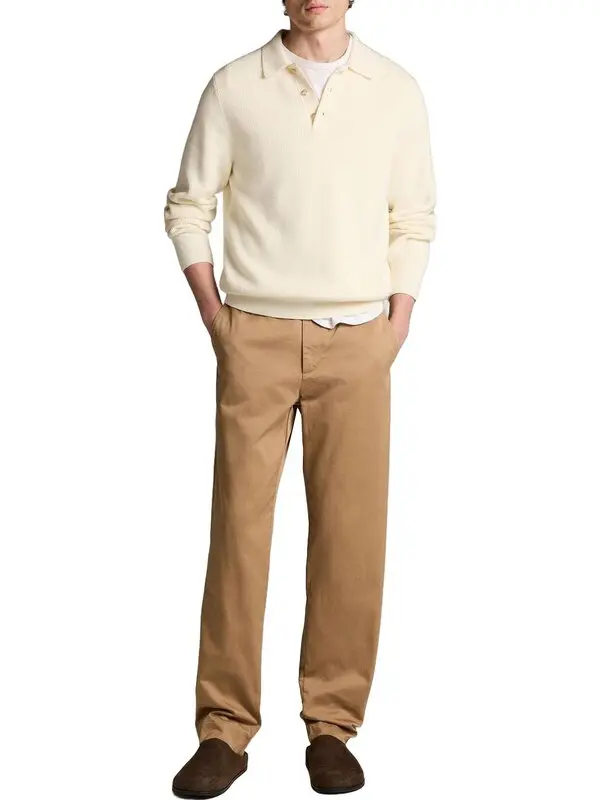 Vince Owen Athletic Brushed Cotton Twill Chino - Carmelo