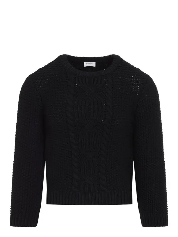 Saint Laurent Wool Sweater - Black