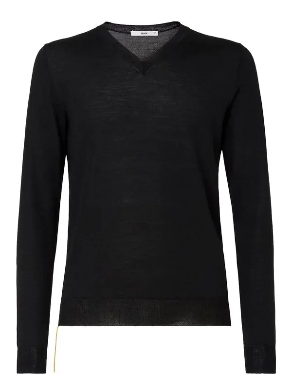 Fendi Virgin Wool Sweater - Multicolor
