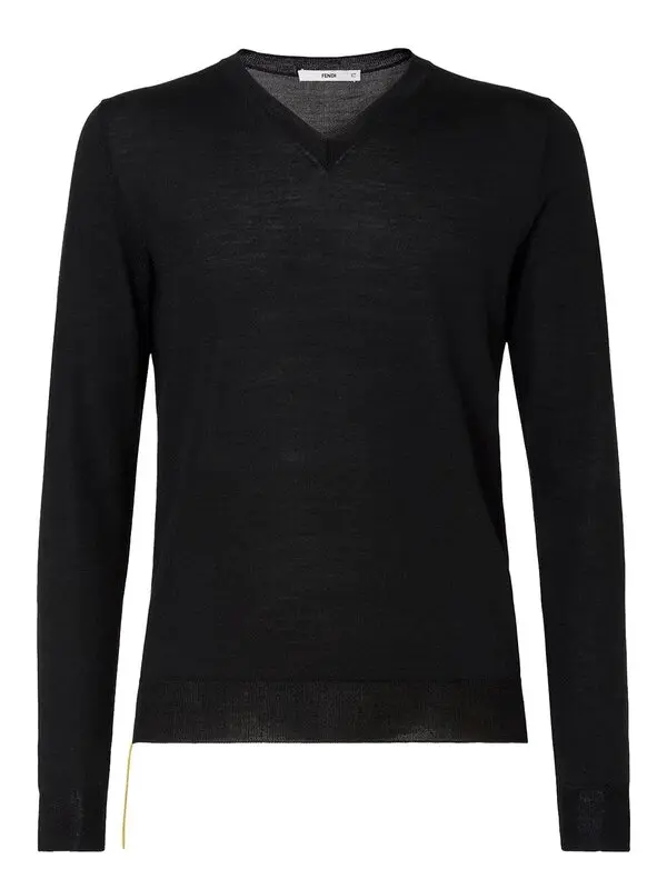 Fendi Virgin Wool And Cashmere Crewneck Sweater - Multicolor