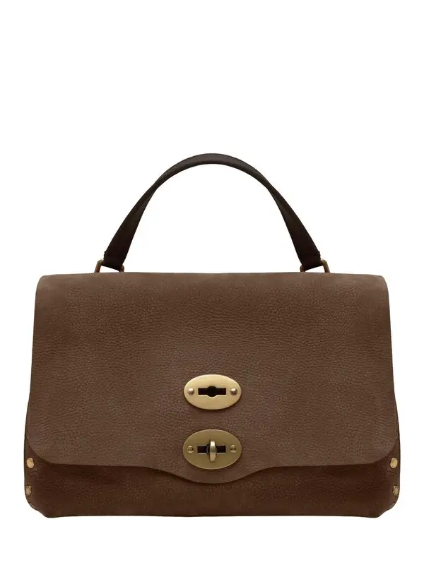 ZANELLATO Small Postina Bag In Nubuck - Brown